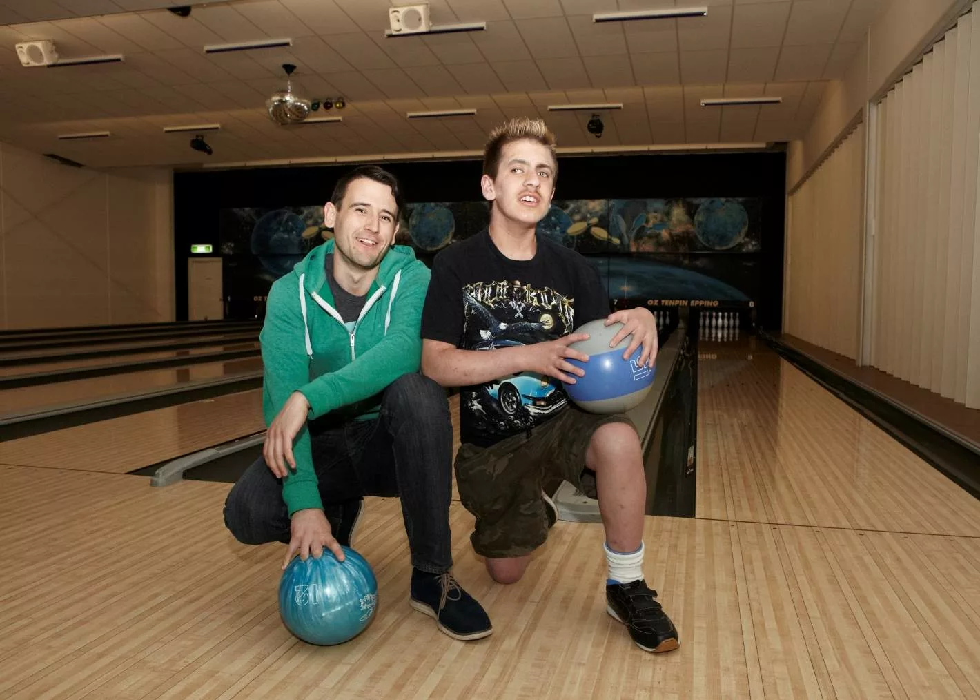 Bonding over bowling - Very Special Kids