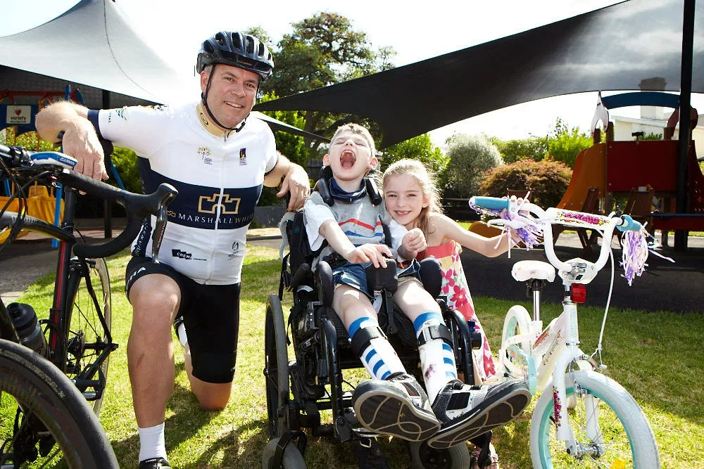 Supporting the Mullan family through The Amazing Ride - Very Special Kids
