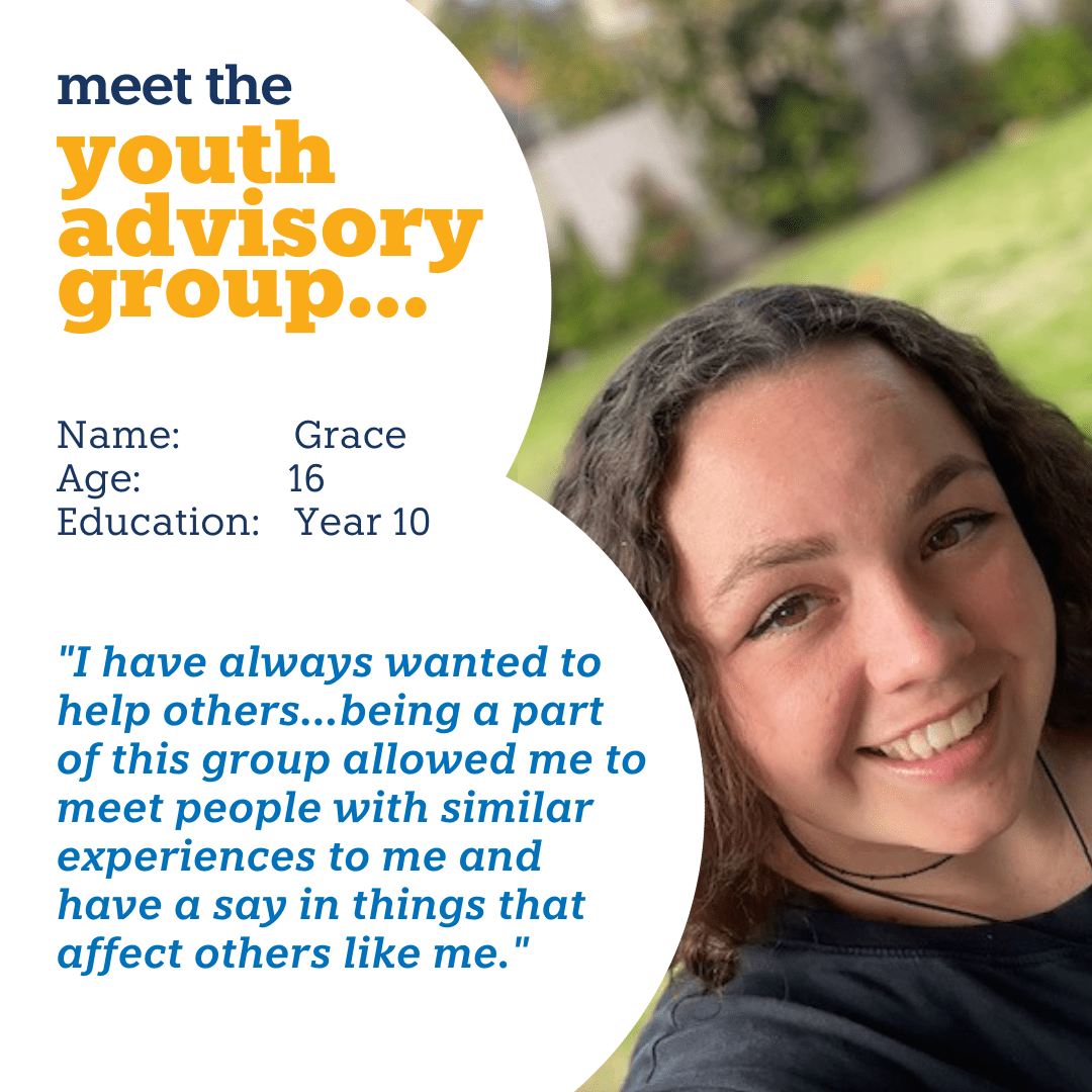 Meet Youth Advisory Group member Grace - Very Special Kids