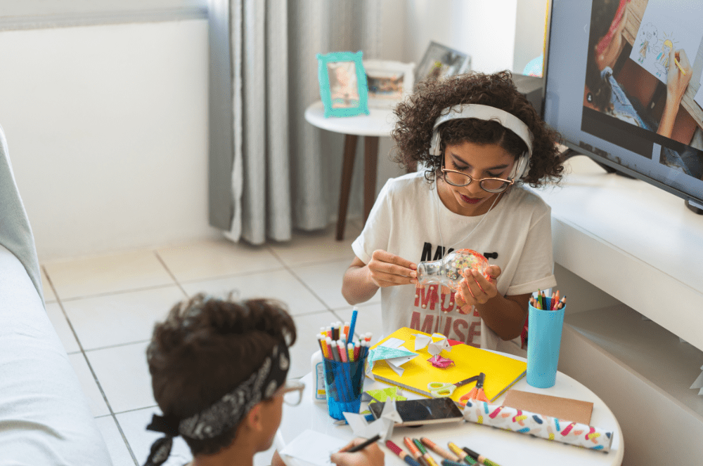 Online sibling craft sessions - Very Special Kids